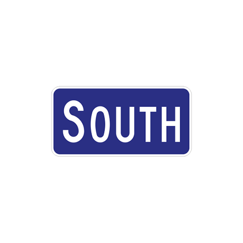 M3-3-1 - INTERSTATE SOUTH MARKER - 24X12 - U.S. Municipal Supply, LLC