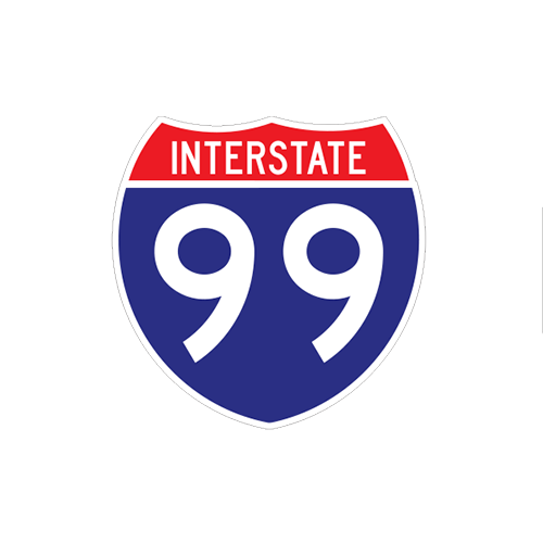 M1-1 - INTERSTATE ROUTE MARKER - 24X24 - U.S. Municipal Supply, LLC