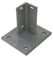 Surface Mount Base Flat Concrete for 1-3/4" - 2-1/2" Telespar - U.S ...