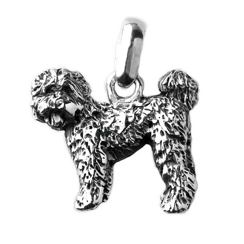 Sterling Silver Jewelry with Cavapoo Dog Charm Large