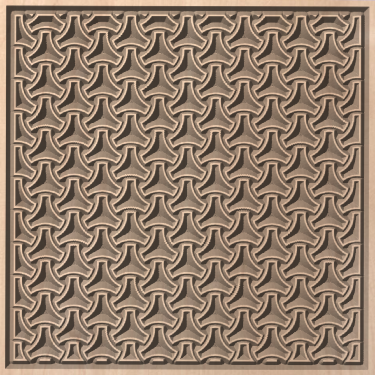WALL ART - Polarized (Wood CNC)