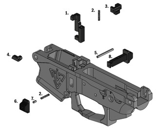 Gen 2 SCAR AR 17 Lower