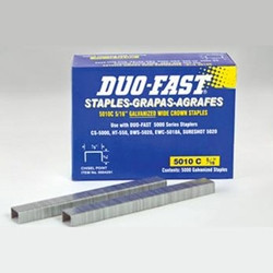 DUO-FAST 5010C STAPLES CHISEL POINT 5/16" LEG 1/2" CROWN 20GA ...