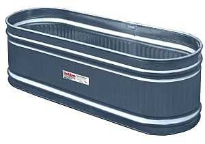 LIVESTOCK TANK 169GAL. GALVANIZED STEEL