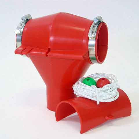 MODEL 75 PLASTIC OUTLET DROP WITH CLAMPS (BOX OF 10) - Northeast Agri ...