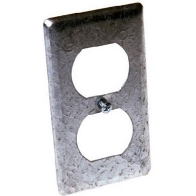 RACO 864 Handy Box Cover, 0.22 in L, 2.313 in W, Rectangular, 1 -Gang ...