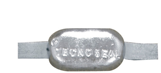 00301AL Weld on Oval Hull Anode Aluminum w/ Steel Strap - yachtzincs.com