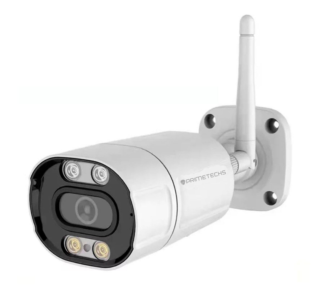 Cámara Primetechs Ip Wifi Y Cable Lan Rj45 Bala 2 Megapixeles Para