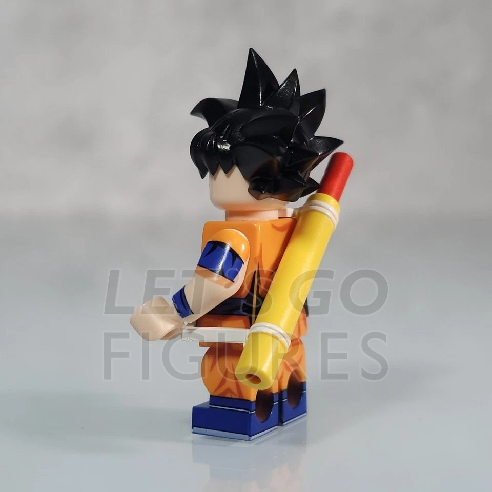 Goku with Staff & Sheath Custom Figure, Dragon Ball Z - Lets Go Figures