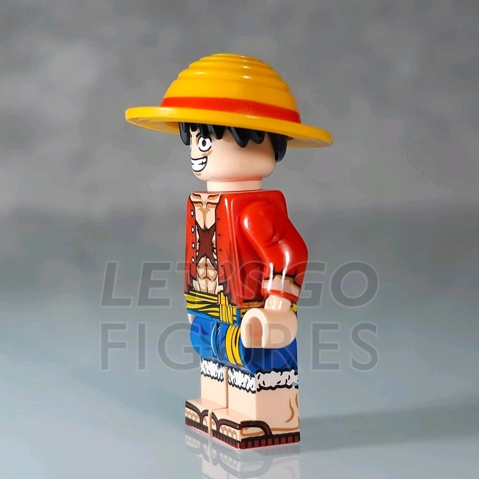 Monkey D. Luffy Custom Figure, One Piece - Lets Go Figures