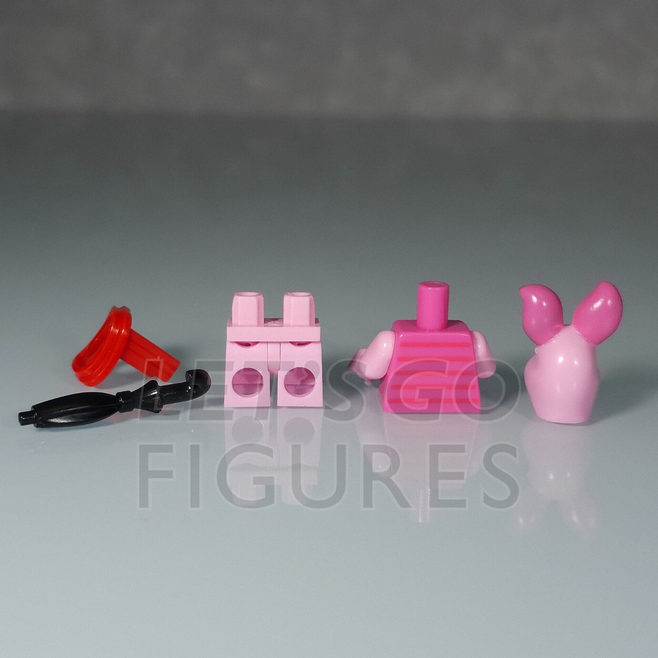 Custom Piglet Figure, Winnie The Pooh - Lets Go Figures