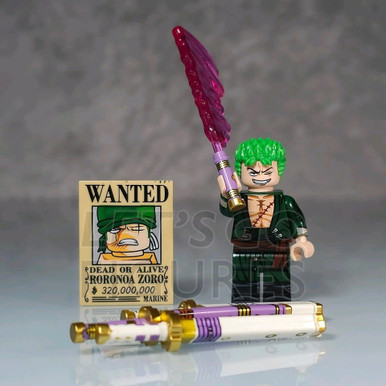 Roronoa Zoro Custom Figure, One Piece - Lets Go Figures