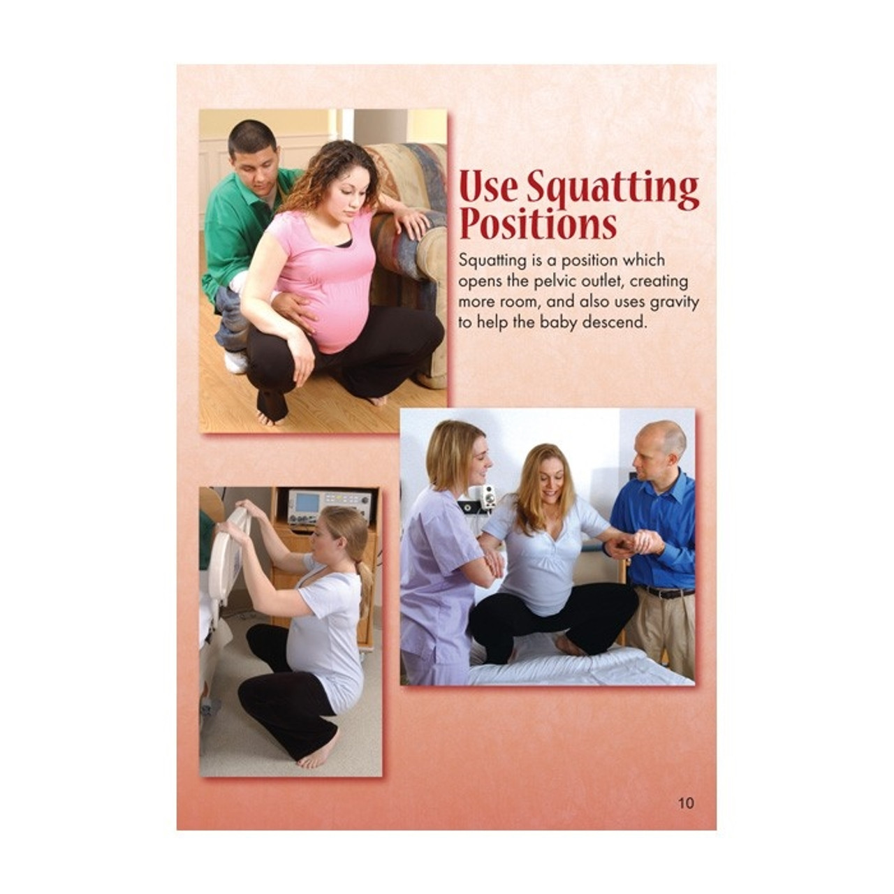 Comfort Positions For Labor & Birth Flip Chart No Sales Tax Cascade ...