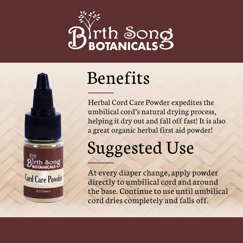 Birth Song Botanicals Cord Care Powder
