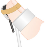 Toe Pressure Accessories for DMX Doppler - Huntleigh