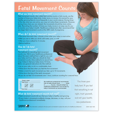 Fetal Movement Counts Handout, Bilingual