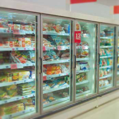 8ft 3 Door Retail Display Freezer - Quebec - Display Refrigeration