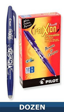 Frixion Erasable Gel Pen Blue