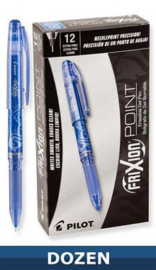 Frixion XF Erasable Gel Pen Blue 12/box