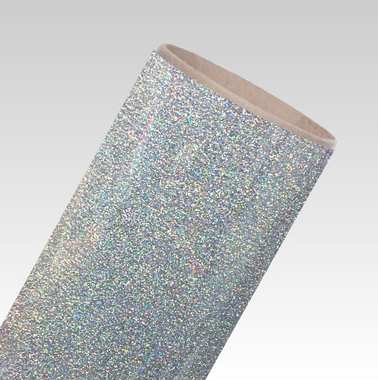 20" SILVER CONFETTI SISER GLITTER HEAT TRANSFER (HTV)