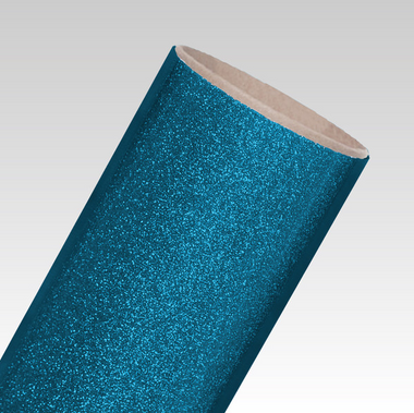 20" AQUA GLITTER HEAT TRANSFER (HTV)