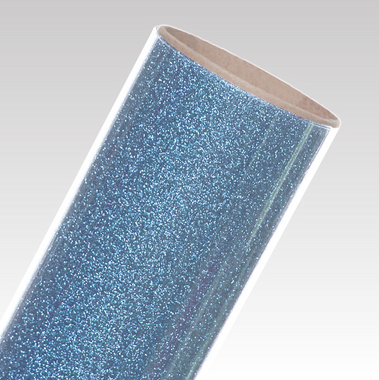 20" OLD BLUE GLITTER HEAT TRANSFER (HTV)