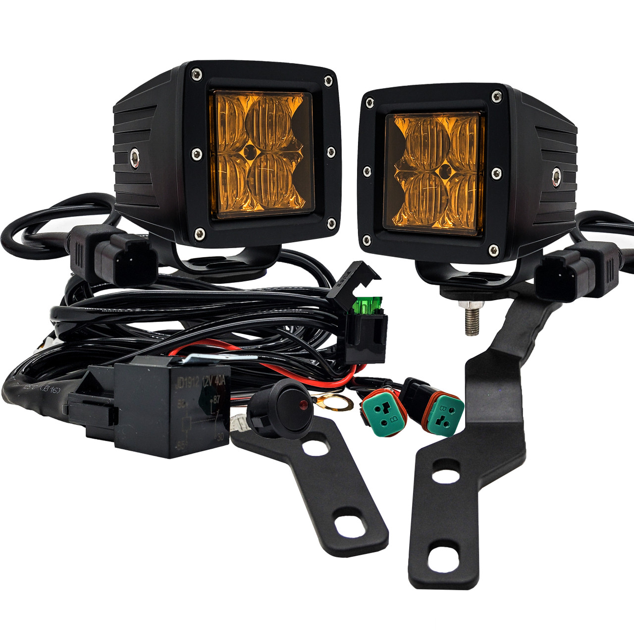 High tech led, laser auxiliary lights