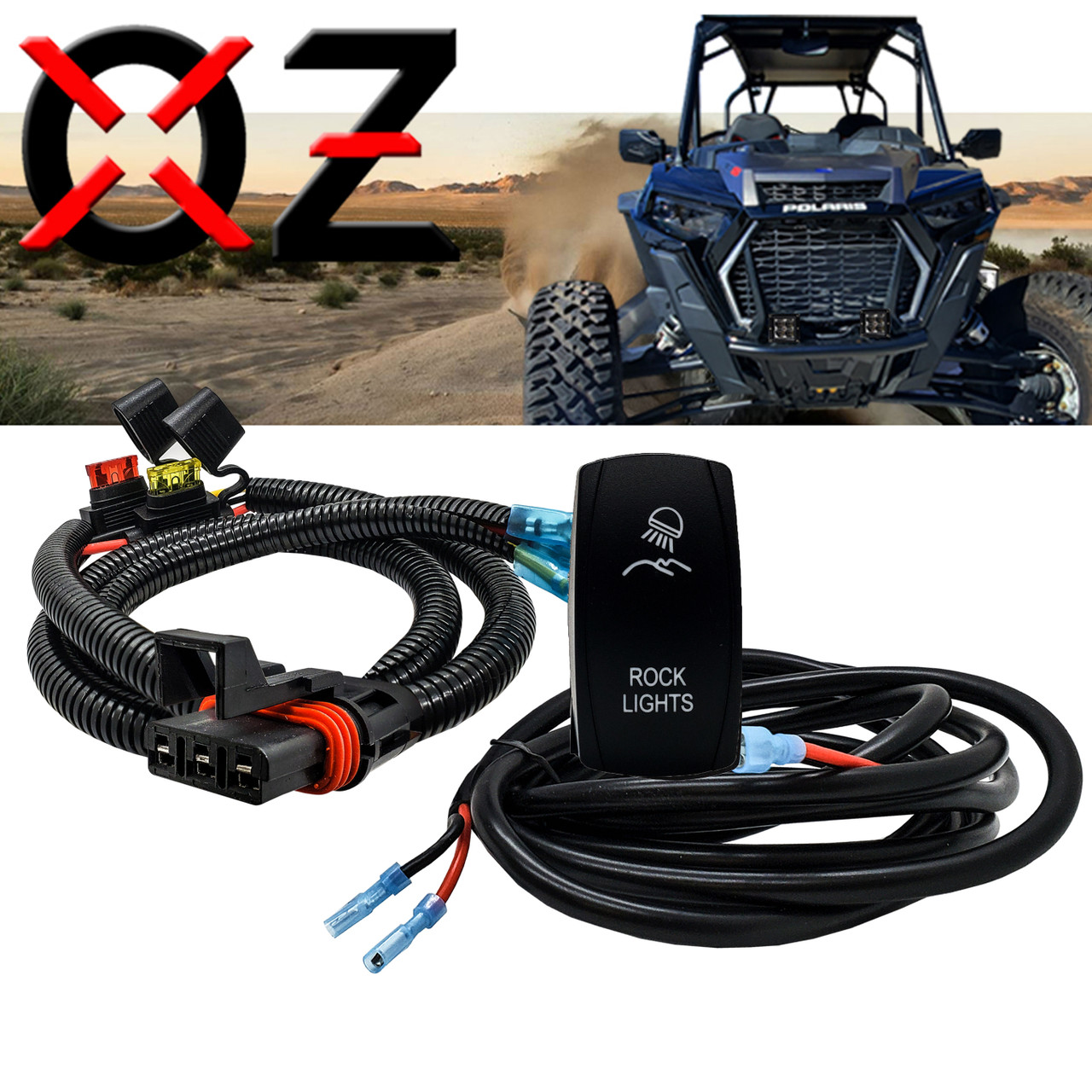 10ft Power Bus Bar Plug Wire Harness Kit For Led Whip Lights