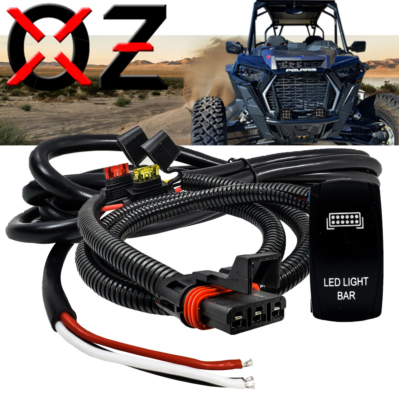 35 Ft Rear Chase Light Wire Harness Plug And Play Pulse Power Busbar