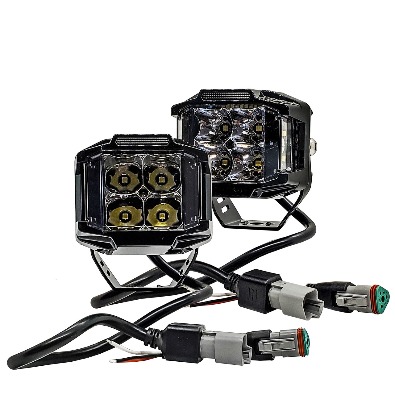 High tech led, laser auxiliary lights