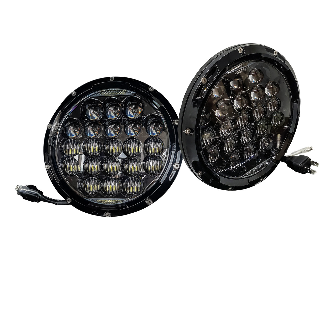 7" OZ-USA® 4D Optic High Output Military LED Headlight 24 volts M35a2 ...