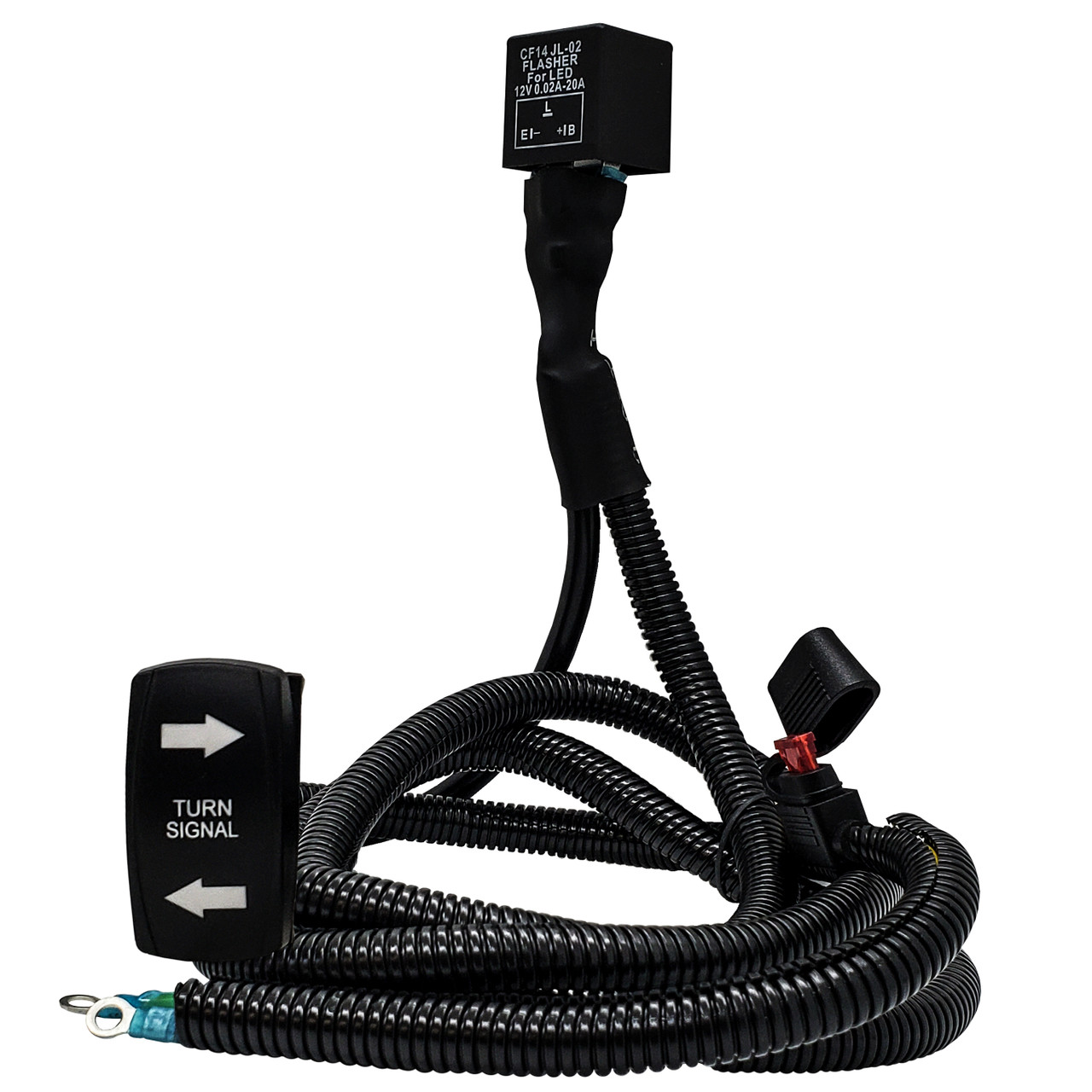 Power Distribution Block Wire Harness Kit Turn Signal Switch Plug ...