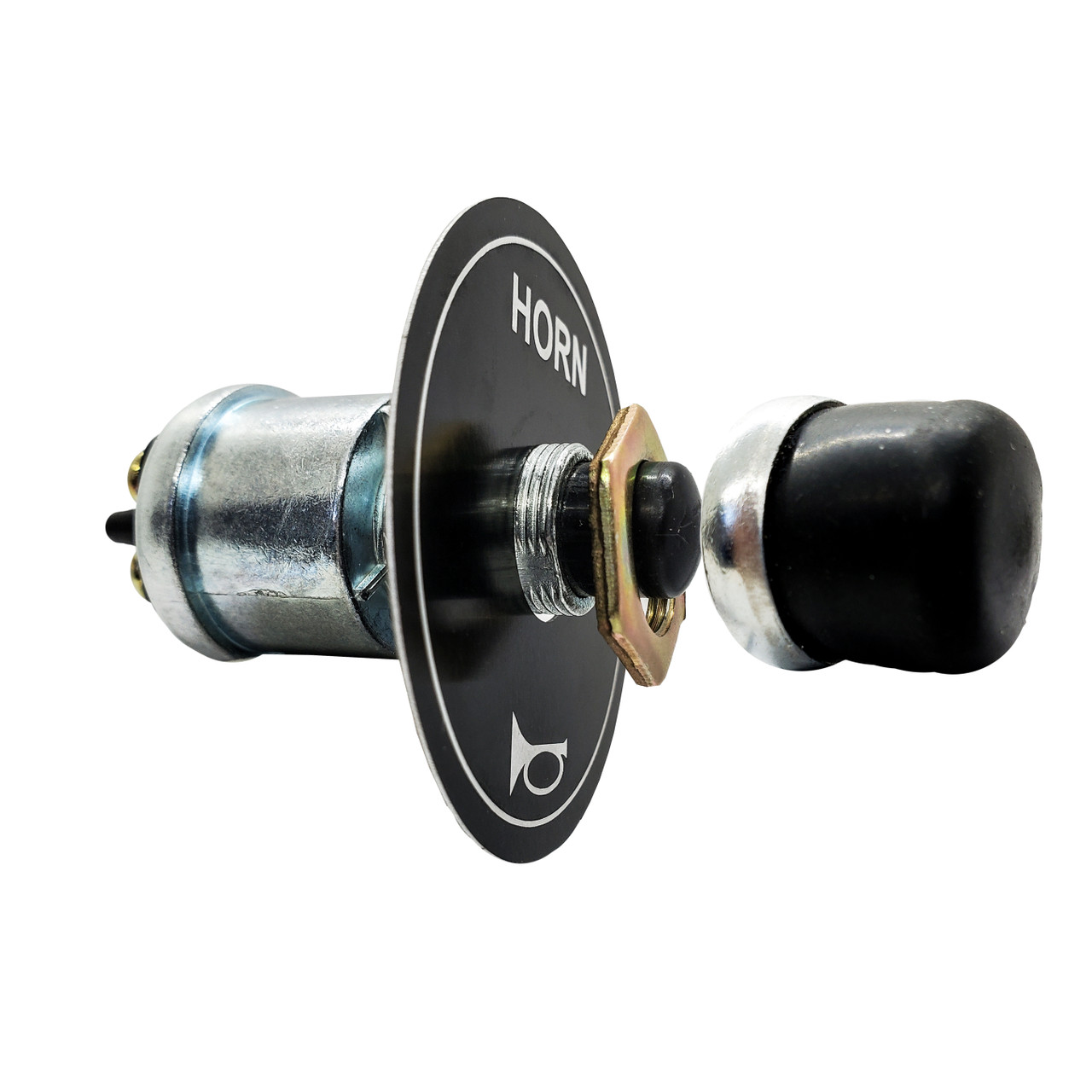 Horn Momentary Step-On Button Switch Floor-Mounted Aluminum Plate for ...