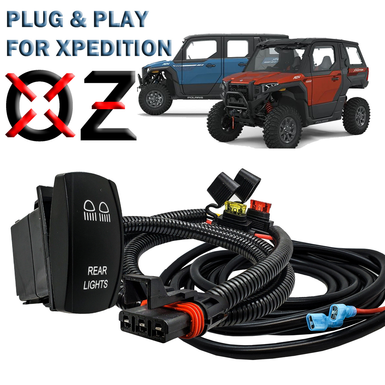 35 Ft Bumper Light Bar Wire Harness Plug And Play Pulse Power Busbar