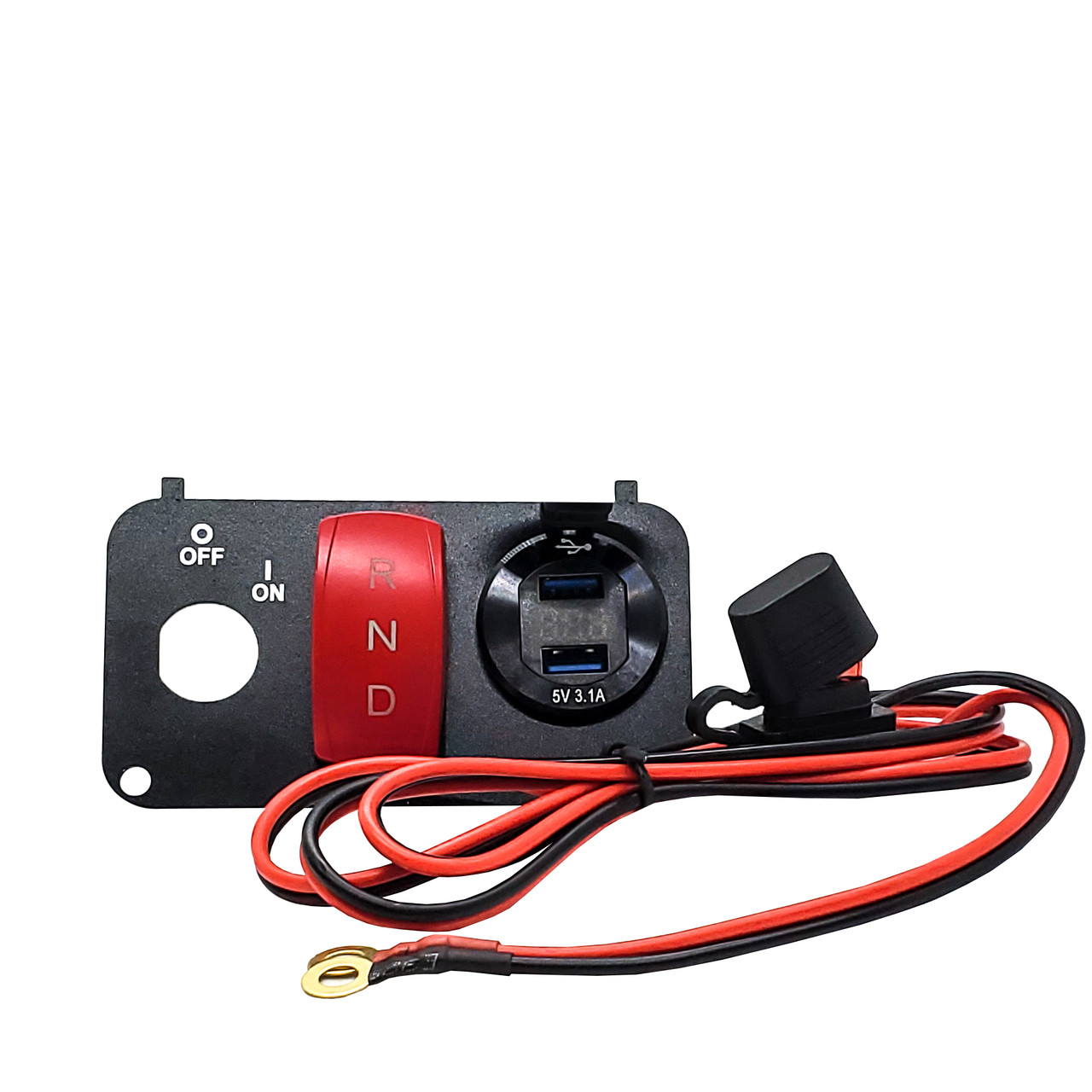 Golf Cart Key Switch Plate R-N-D Reverse Neutral Drive Red Rocker-Style ...