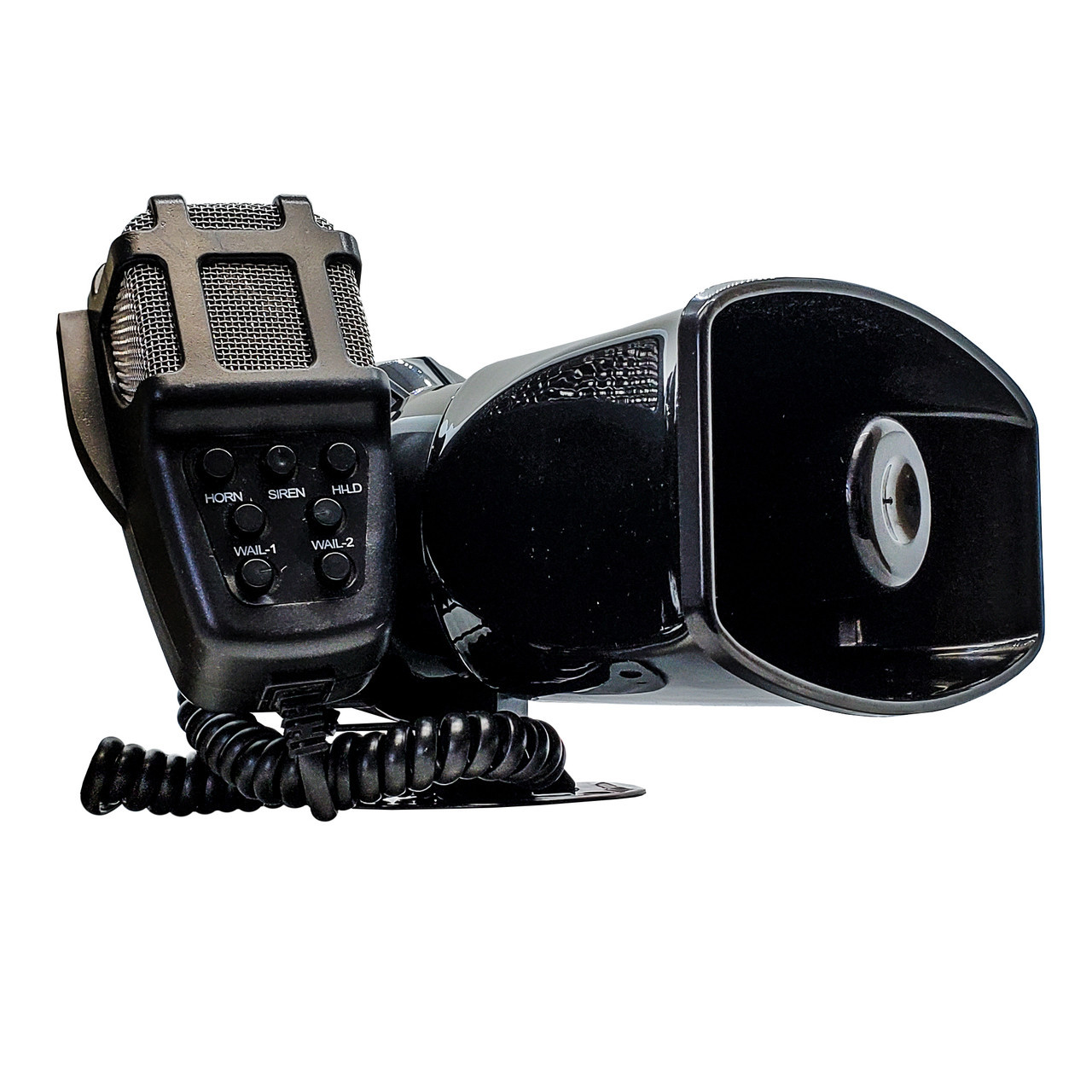 Siren PA Speaker Mic System Alarm Horn with Red Rocker Switch Pulse ...