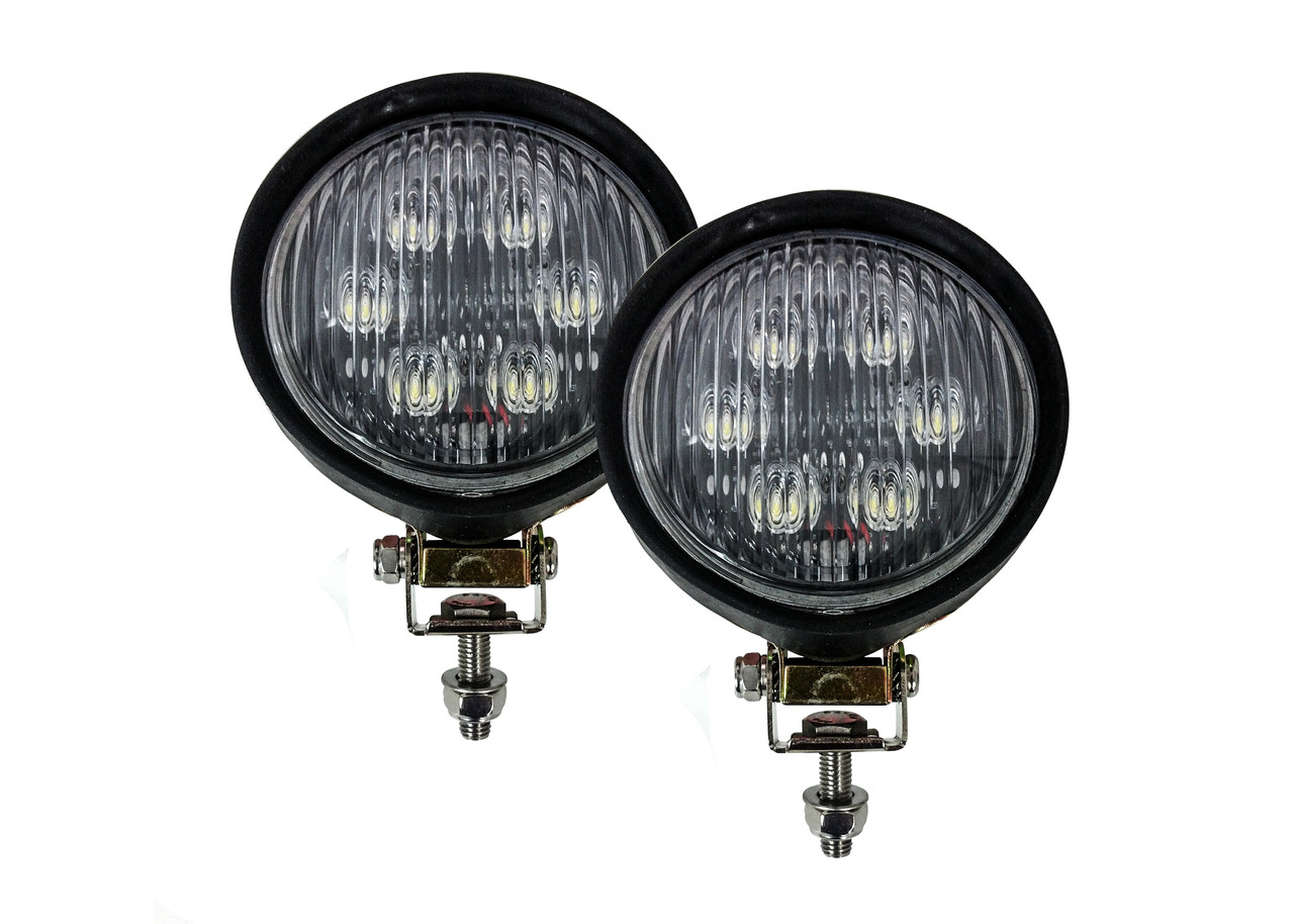 1 Pair OZ-USA® H7606 LED Tractor Head Fender Light John Deere Ford PAR ...