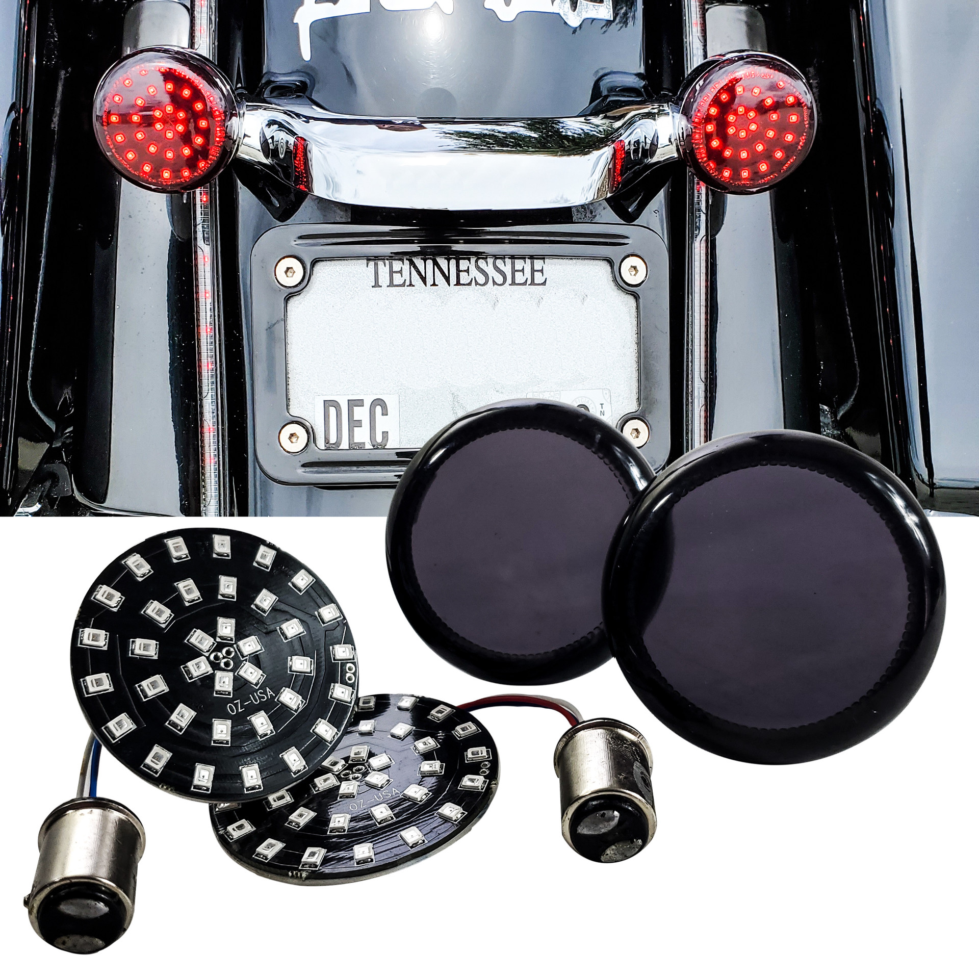 Plug & Play Brake Light Strobe Flasher Module for Harley Motorcycles