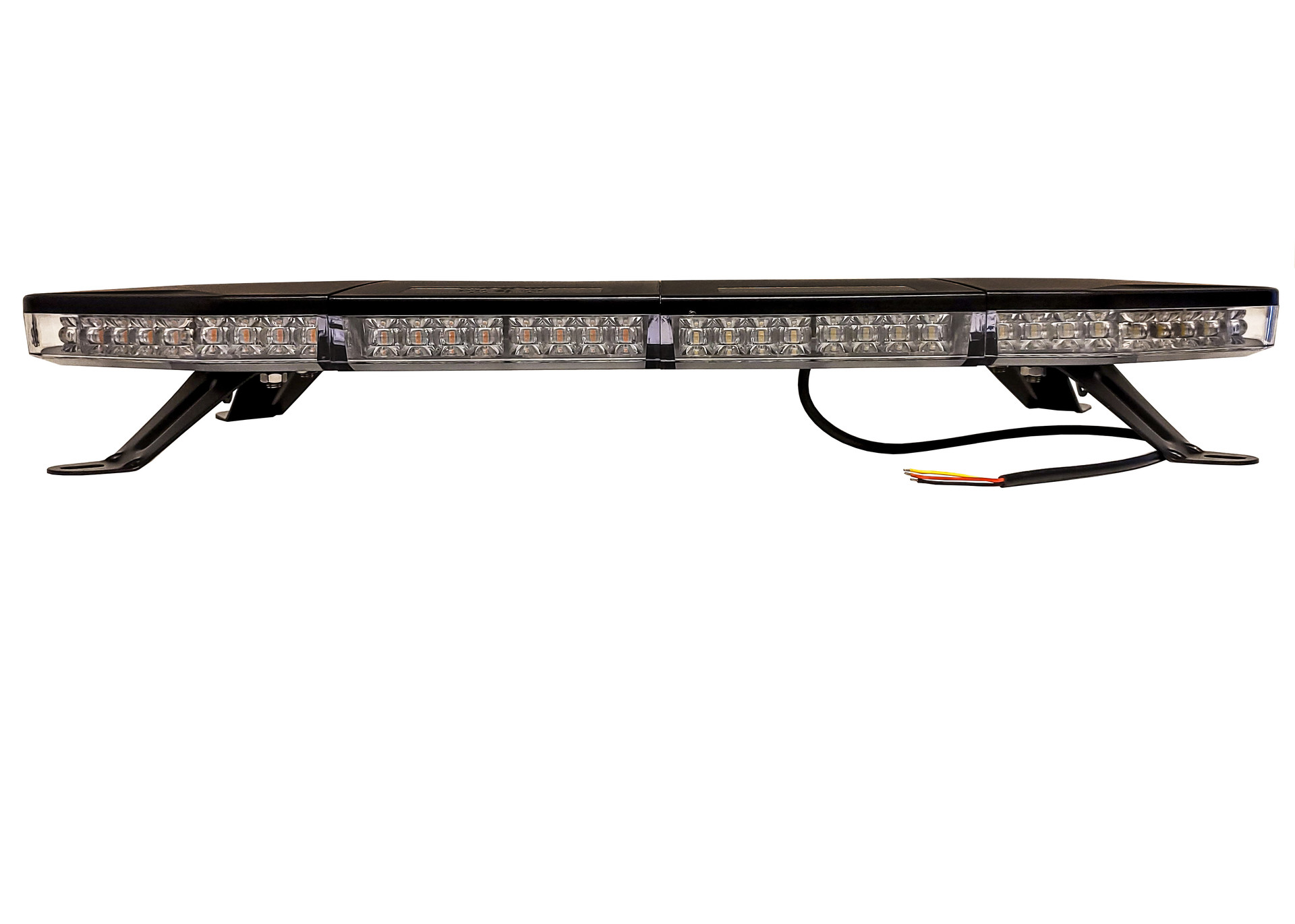 Amber 12- LED Surface Mount 19-Flashing Pattern Warning Strobe Light ...