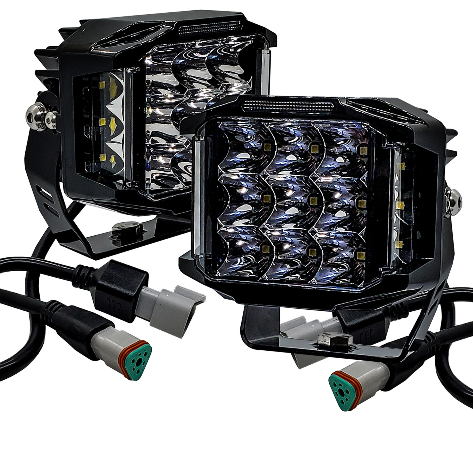 High tech led, laser auxiliary lights