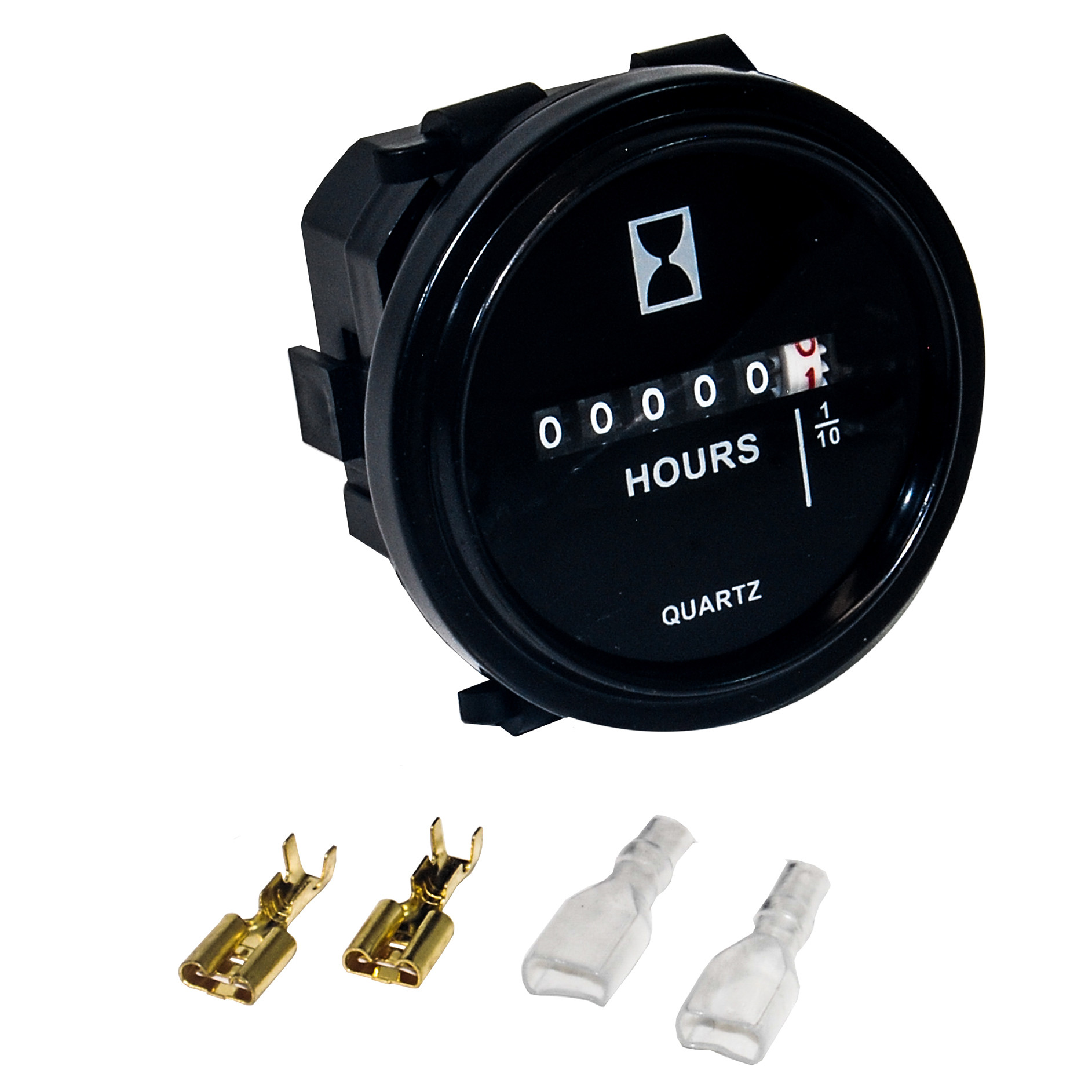 Round Hour Meter Gauge John Deere Tractor 420 170 6210 Loader 110 5410 ...