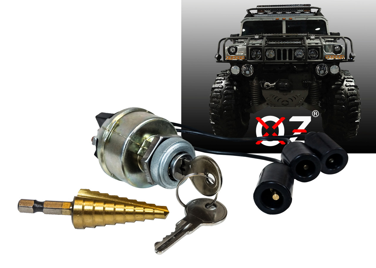 Plug & Play Keyed Ignition Switch for Military Humvee M998 HMMWV 24V