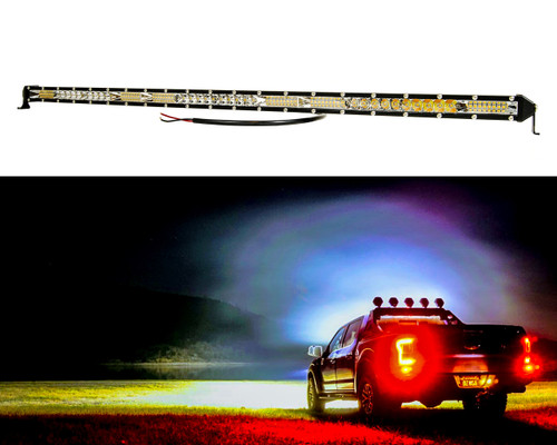 M-Series 30" White Amber Dual Ultra Slim High Output Color Changing ...