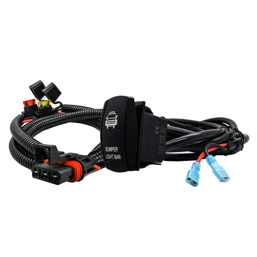 10ft Power Bus Bar Plug Wire Harness Kit For Bumper Light Bar