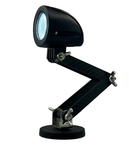 Magnetic Off-Road Light Carbon Fiber Articulating Arm LED Work 12v 24v