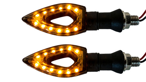 4x Arrow Turn Signal LED Dual Sport Motorcycle dirt bike light street ...