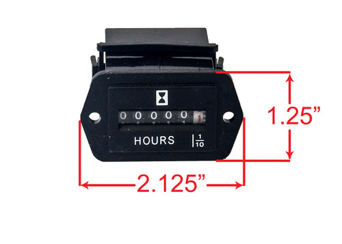 Generator Hour meter gauge OZ-USA 110 120 240 v volt onan diesel ...