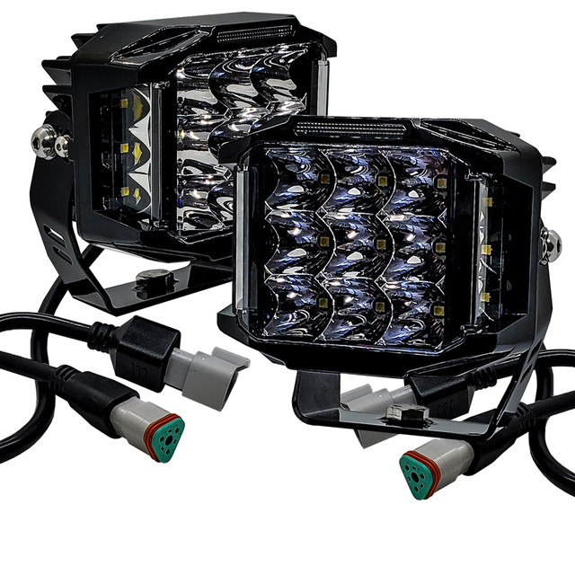 High tech led, laser auxiliary lights