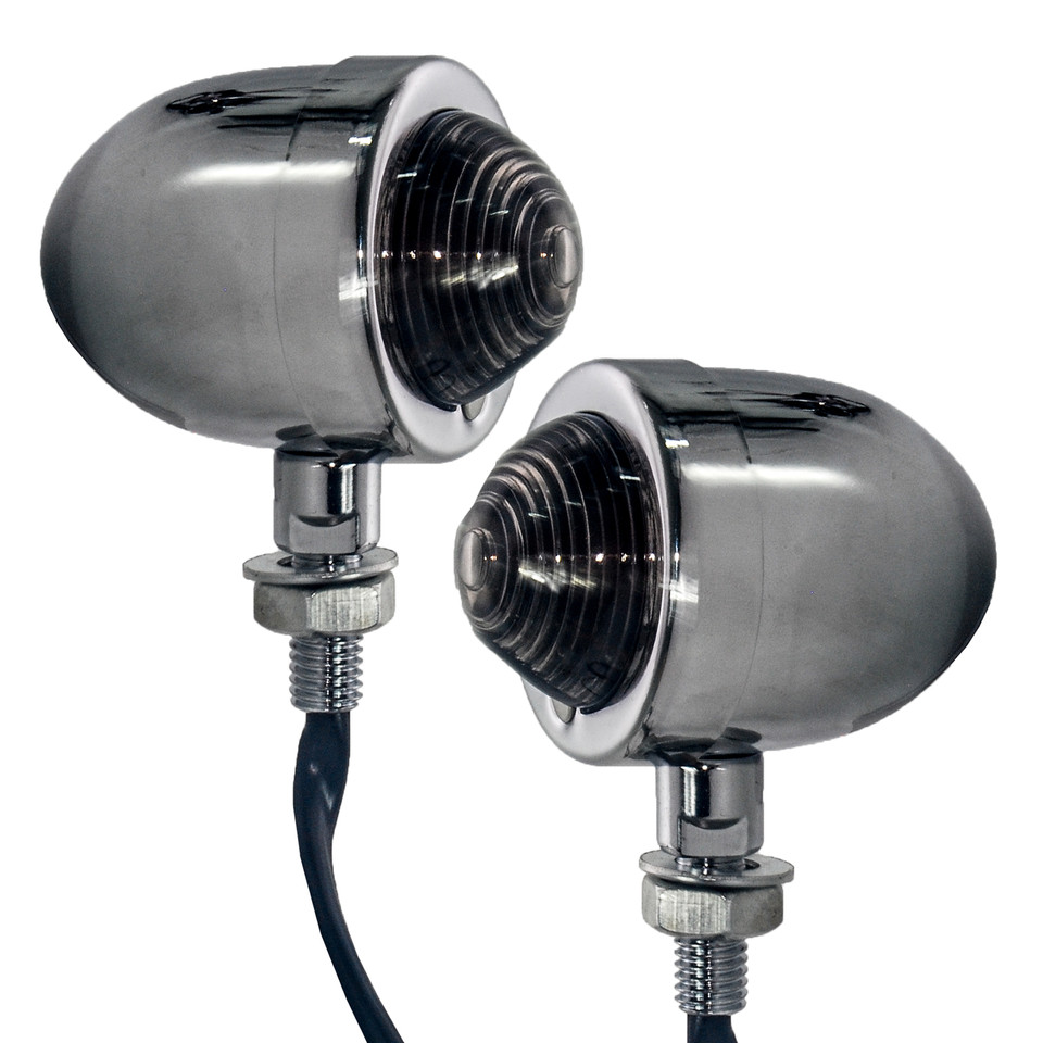 Aftermarket, bright motorcycle LED turn signals