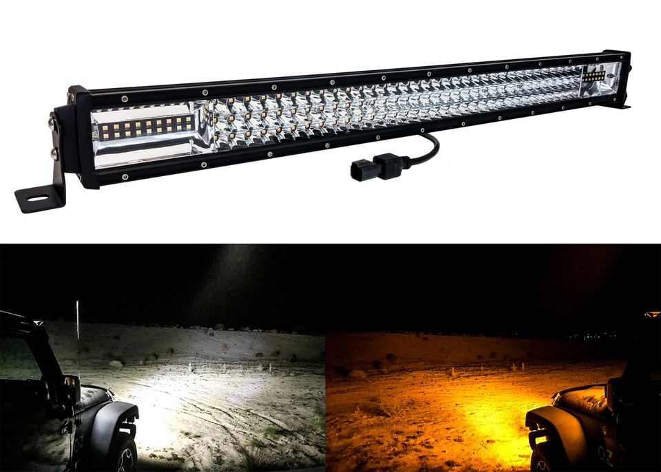 6" LED light bar | Dual Color Amber White LED | Marine Grade Sealed